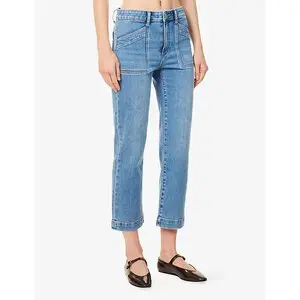 Paige Quincy Ankle Cotton Denim Jeans