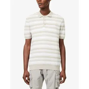 ARNE Bellano Short-sleeve Cotton Knitted Polo Shirt