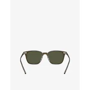 Oliver Spencer Ov5614su Laedin Square-frame Acetate Sunglasses