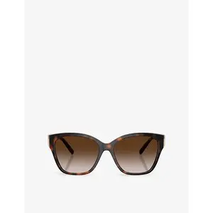 Tiffany & Co. Tf4254u Square-frame Acetate Sunglasses - Brown