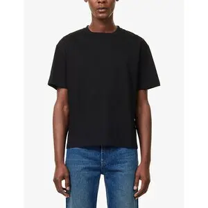 THE ROW Madoc Crewneck Cotton T-shirt - Black