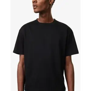 THE ROW Madoc Crewneck Cotton T-shirt - Black