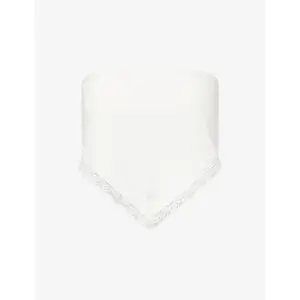4TH & RECKLESS Sarah Scarf Woven Top - Cream