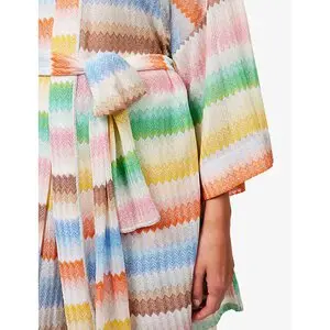 Missoni Wrap-over Kimono Knitted Cover-up