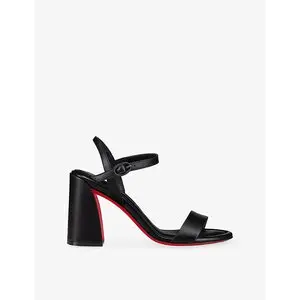 CHRISTIAN LOUBOUTIN Jane 85 Leather Sandals - Black