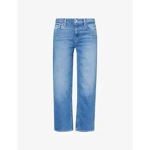 Paige Mason Ankle Straight-leg Cotton Denim Jeans - Eames