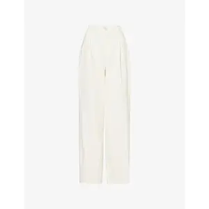 Paige Westin Wide-leg Woven Trousers - Bone