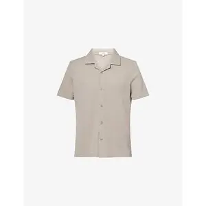 ARNE Beach Textured Stretch-woven Shirt&nbsp