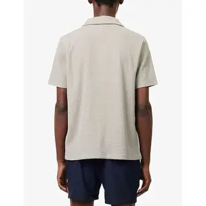 ARNE Beach Textured Stretch-woven Shirt&nbsp
