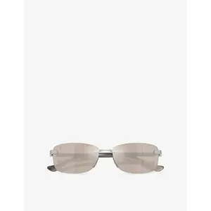 FERRARI Fh1029td Rectangle-frame Metal Sunglasses