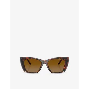 Michael Kors Mk2270u Tokyo Butterfly-frame Tortoiseshell Acetate Sunglasses - Brown