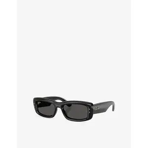 Ray-ban Rb4944 Rectangle-frame Acetate Sunglasses