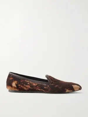 Brunello Cucinelli Embellished Brushed Loafers - Brown