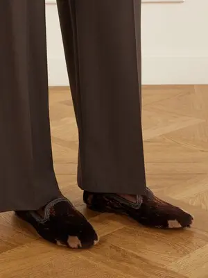 Brunello Cucinelli Embellished Brushed Loafers