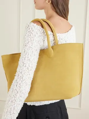 Lié Studio The Grace Suede Tote - Brown