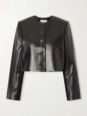 Brandon Maxwell The Ryder Leather Jacket