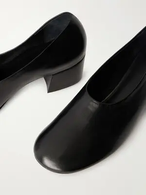 Khaite Marcy Leather Pumps - Black