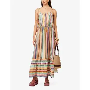 Missoni Zig-zag Print Cotton And Silk-blend Maxi Cover-up