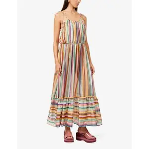 Missoni Zig-zag Print Cotton And Silk-blend Maxi Cover-up