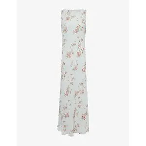 REFORMATION Prescott Floral Woven Maxi Dress - Dama