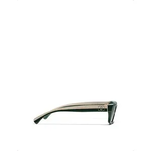 Chanel Ch5564b Rectangular-frame Acetate Sunglasses