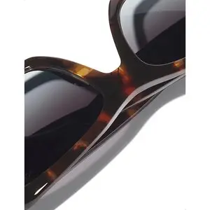 Chanel Rectangular Acetate Sunglasses - Brown