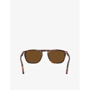 Persol Square-frame Acetate Sunglasses - Brown