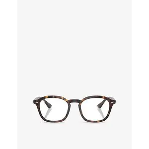 Ray-ban Rb5451 Round-frame Tortoiseshell Acetate Optical Glasses - Brown