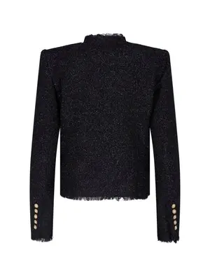 Balmain Virgin Wool Button Jacket