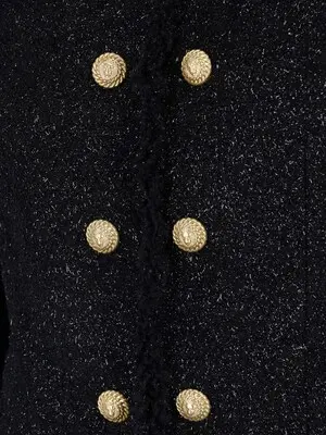 Balmain Virgin Wool Button Jacket
