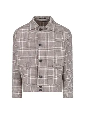 Balmain Virgin Wool Jacket - Brown