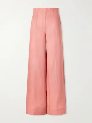 ANDRES OTALORA La Promesa Wide-leg Linen Pants