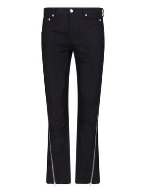 Rick Owens Straight Zip Jeans