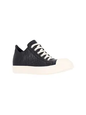 Rick Owens Low Top Sneakers - Black