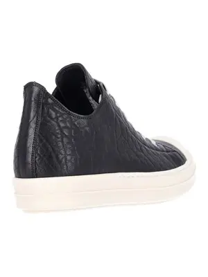 Rick Owens Low Top Sneakers - Black