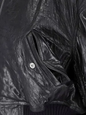 Rick Owens Lambskin Bomber Jacket
