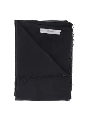 Rick Owens Scarf In Wool And Silk Blend
