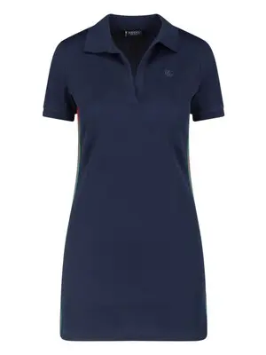 Gucci Cotton Jersey Mini Dress - Blue