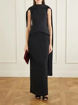 Solace London Annie Gown - Black
