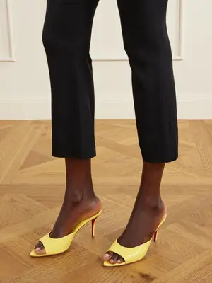 CHRISTIAN LOUBOUTIN Miss Z 80 Leather Mules