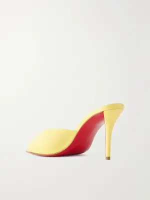 CHRISTIAN LOUBOUTIN Miss Z 80 Leather Mules