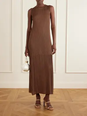JIMMY CHOO Lucian 85 Leather Mules - Neutrals