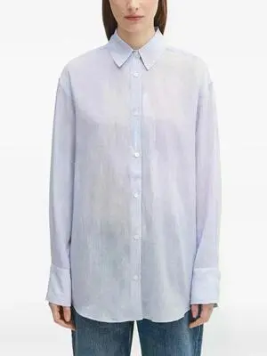 ANINE BING Plaza Long-sleeve Button-up Shirt