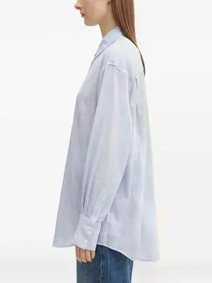 ANINE BING Plaza Long-sleeve Button-up Shirt