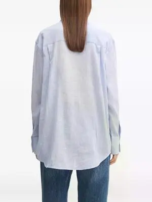 ANINE BING Plaza Long-sleeve Button-up Shirt