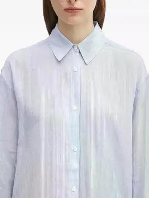 ANINE BING Plaza Long-sleeve Button-up Shirt