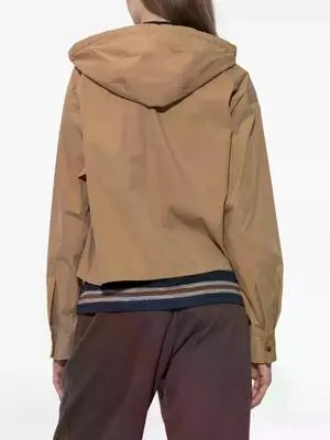 Moncler Cropped Hooded Jacket