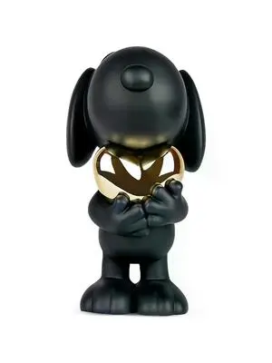 LEBLON DELIENNE Small Snoopy Heart Figurine - Black