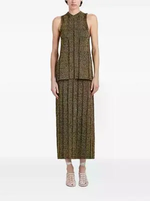 Proenza Schouler Maelle Drop Needle Tweed Top