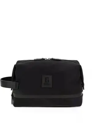 Boggi Milano Logo Handle Beauty Case - Black